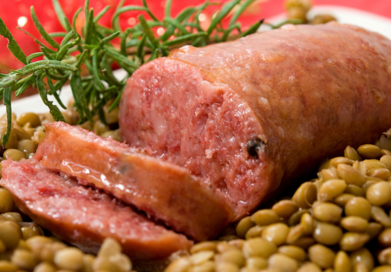 Cotechino con lenticchie
